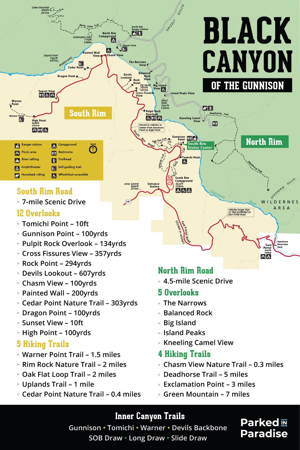 South Rim Or North Rim At Black Canyon Of The Gunnison: Which Is Best ...