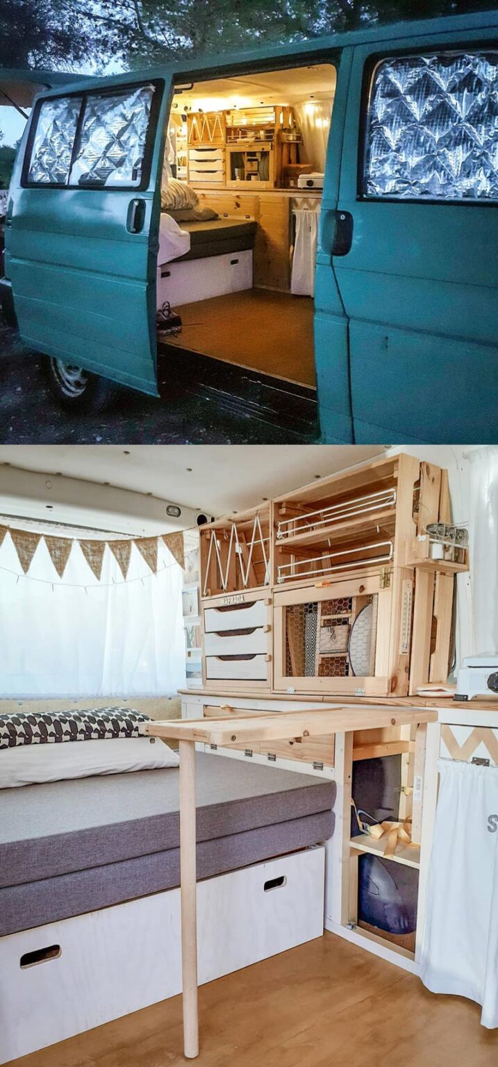 8 Amazing Minivan Camper Conversions » Living In A Van On A Buget