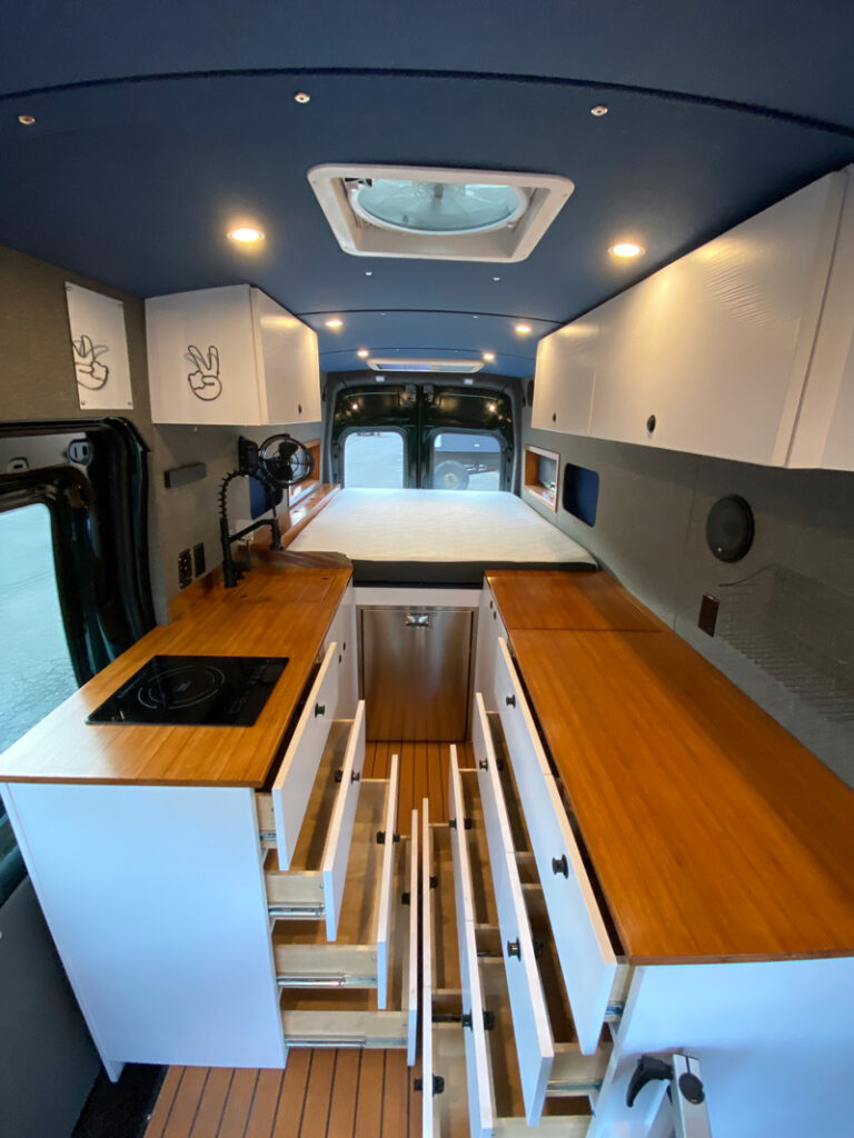Overland Van Project: Portland OR Camper Van Conversion Upfitters