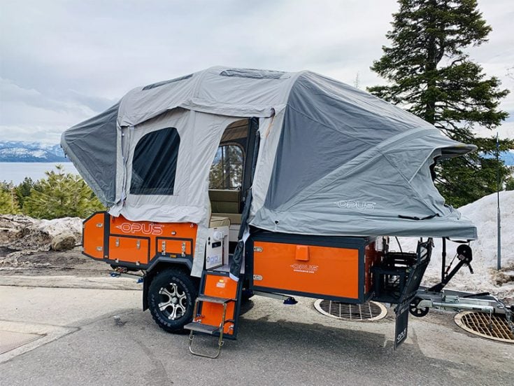 Best Pop Up Campers For Small Vehicles (2025) Parked In Paradise