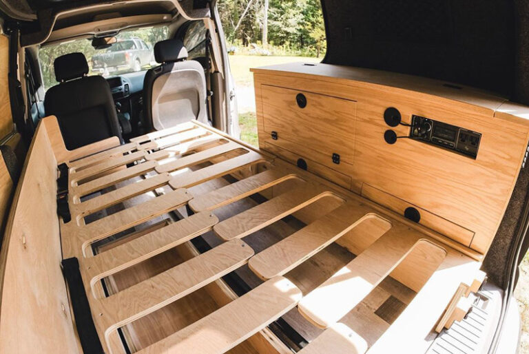 9 DIY Ford Transit Connect Camper Van Conversions