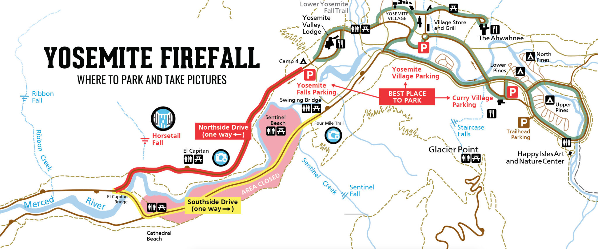 You Can't Miss The 2023 Yosemite Firefall This Winter » Parked In Paradise